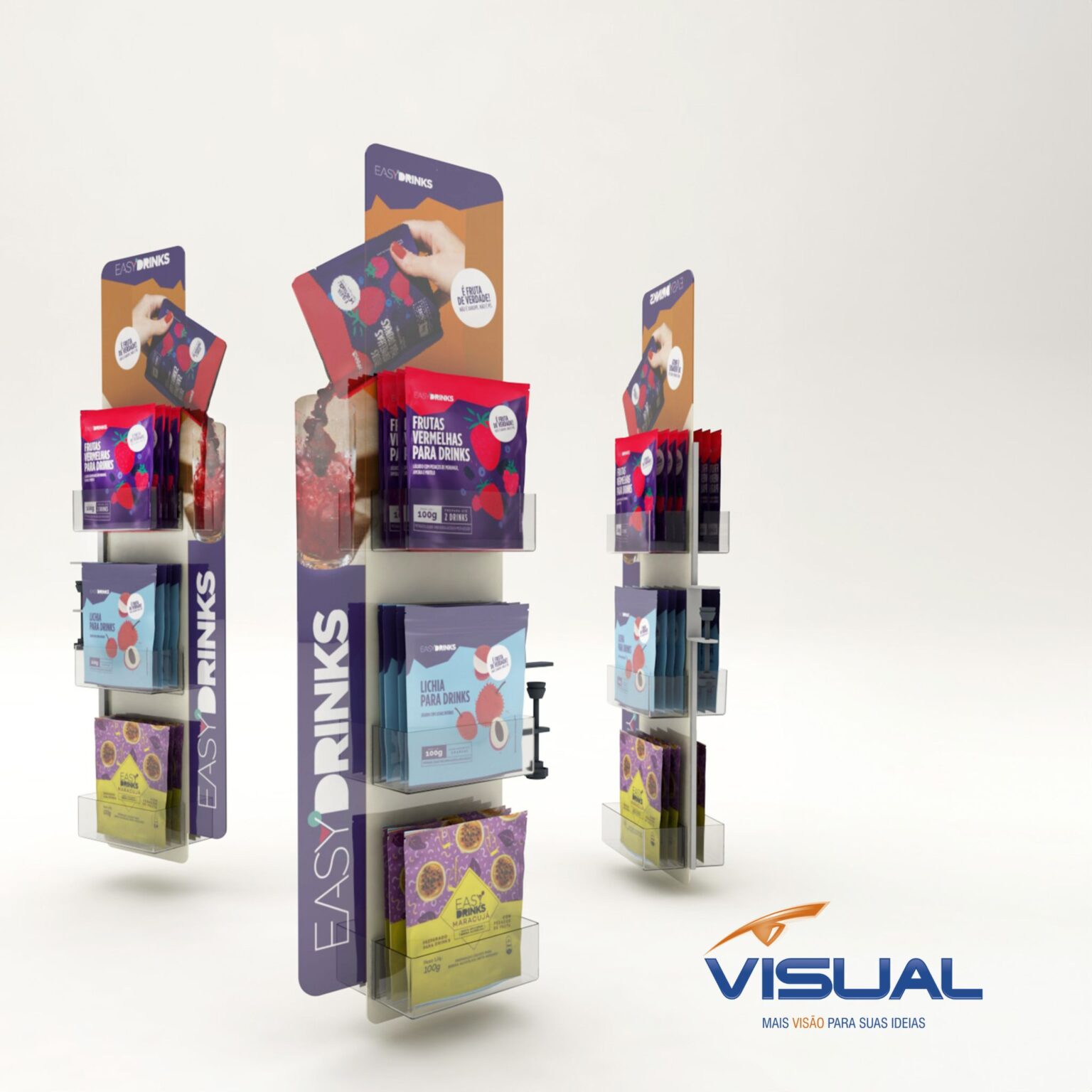 Clip Strip para pontos de venda Fita Cross Merchandising